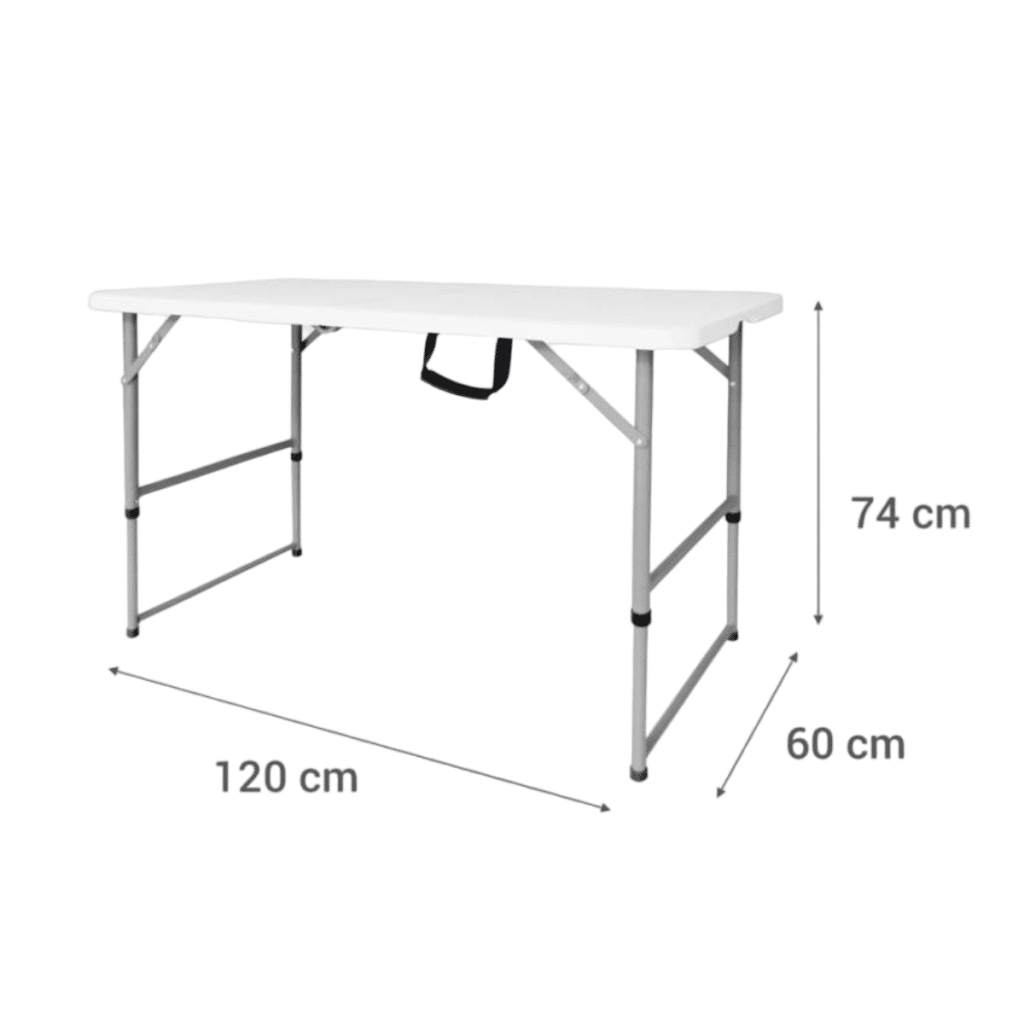 Mesa plegable 120x75 cm. | Grupo Sumar